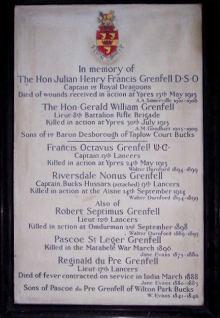 War Memorials Grenfell Family History